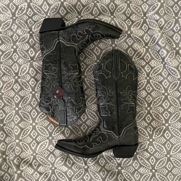 J.B. Dillon | Shoes | Jb Dillon Genuine Goat Leather Western Cowboy Boots In Black | Poshmark